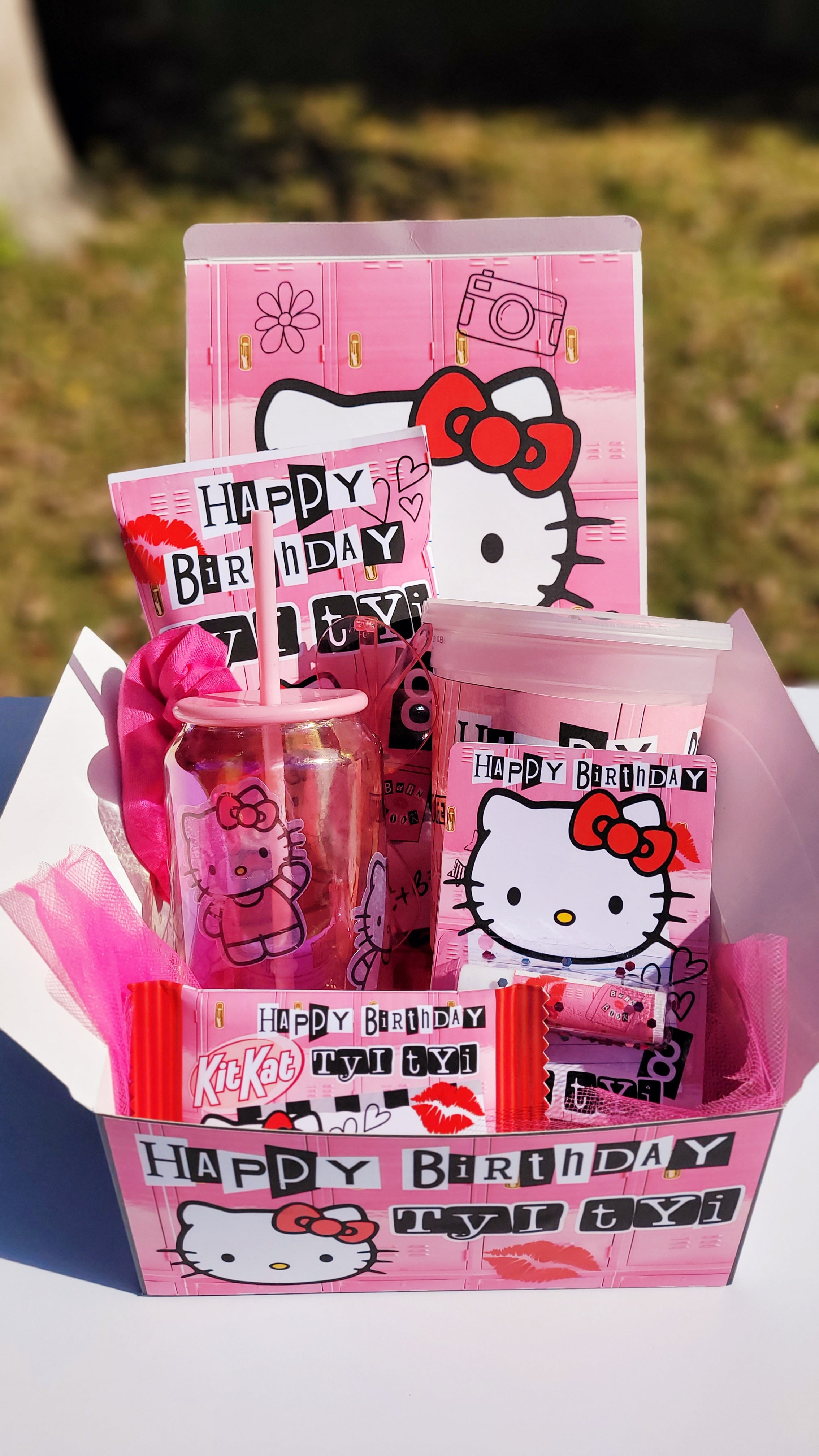 Custom Birthday Party Box | 8x8x4 Party Box | Kids Birthday Party Cele ...